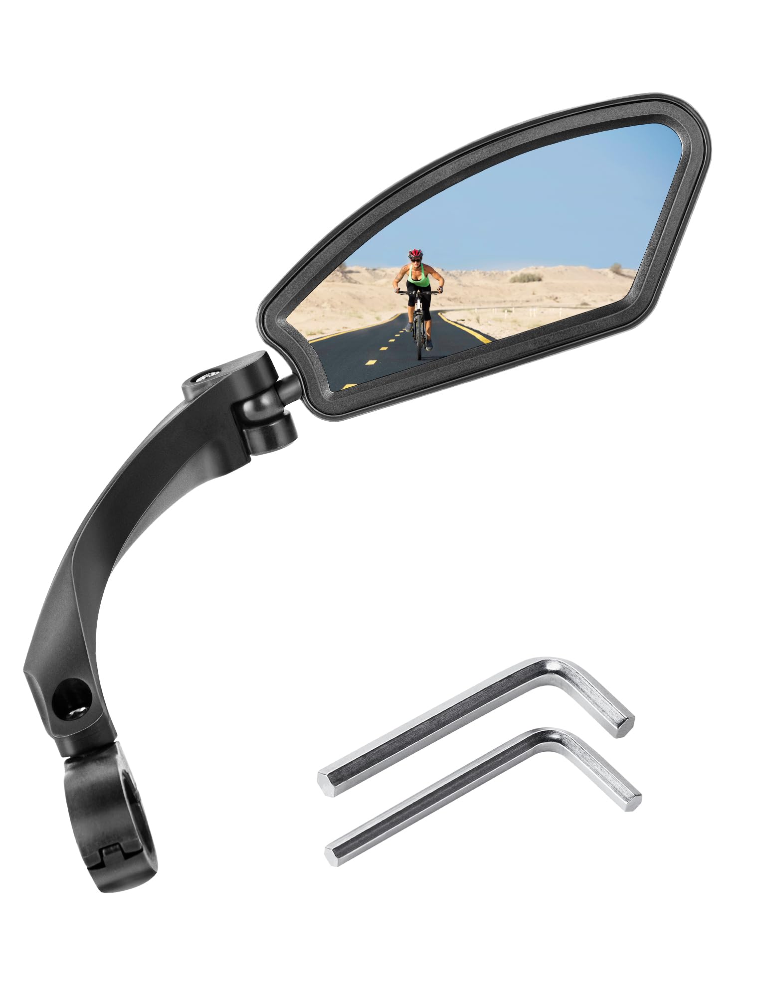 Amazon.com: EVOULTES New Bike Rearview Mirror, Bike Mirror Handlebar ...