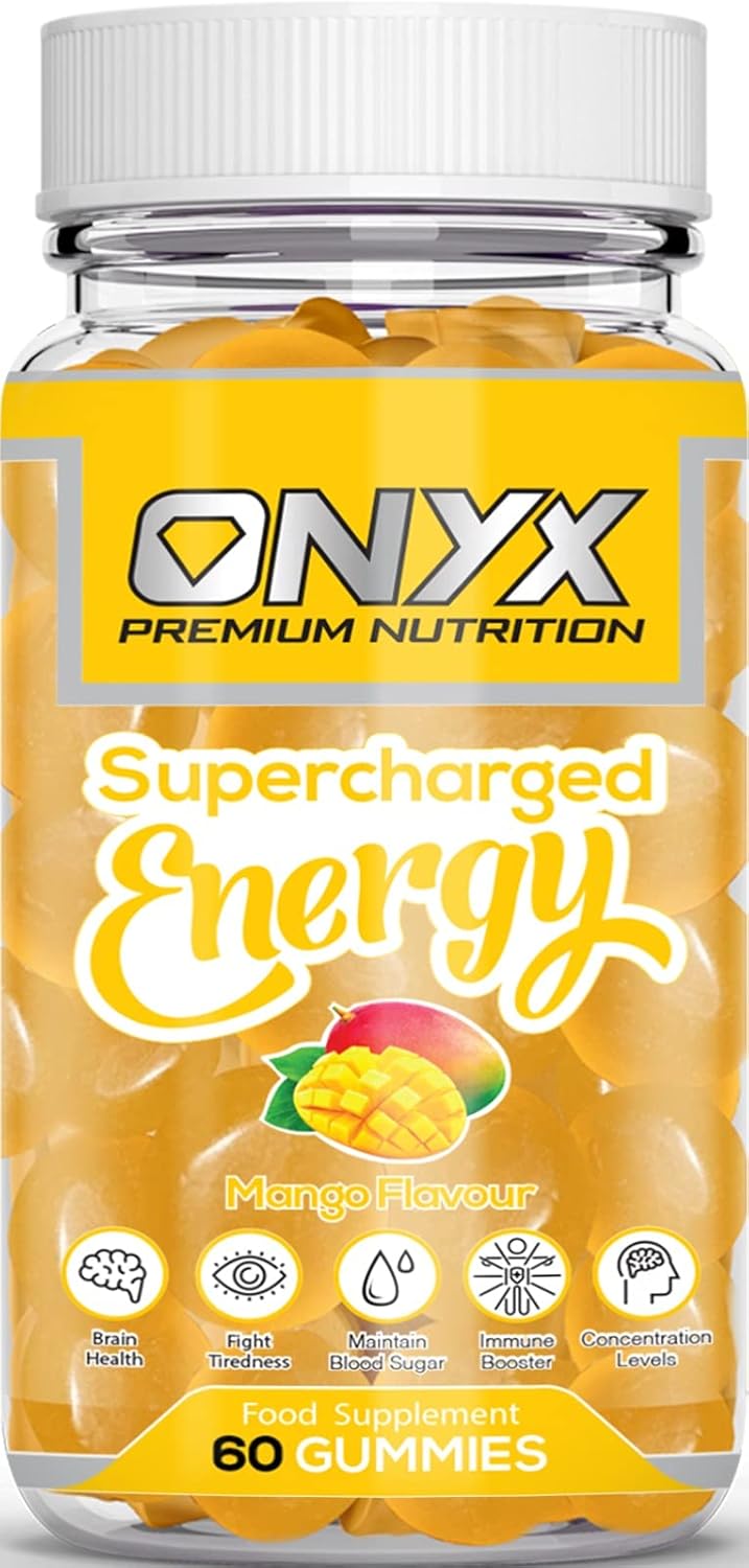 Supercharged Energy Gummies – 60 Vegan Gummies – High Strength Immune ...