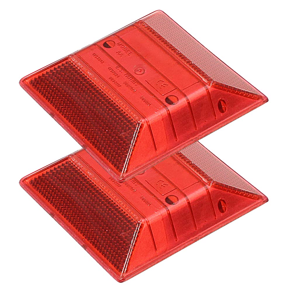 Snapklik.com : Red Reflective Road Driveway Marker