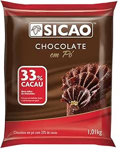 Chocolate em Pó 33% Sicao 1,01kg : Amazon.com.br: Alimentos e Bebidas
