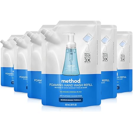 Amazon.com: Method Foaming Hand Soap, Sweet Water, 10 oz, 6 pack ...