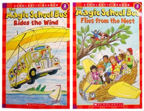Magic School Bus Level 2 Reader (The Magic School Bus Rides the Wind ...