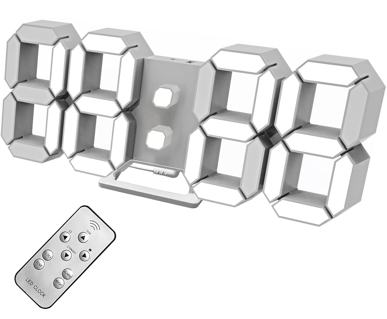 Modern Minimalist Digital Wall Clock Modern & Contemporary Wall Clocks