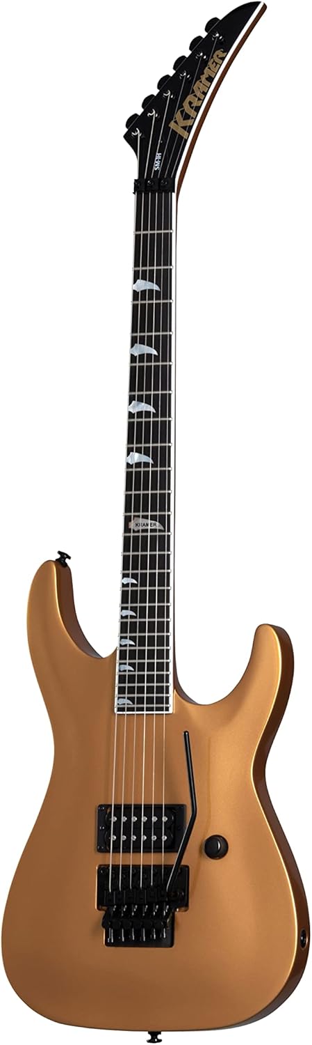 Amazon.com: Kramer SM-1H with Floyd Rose, Buzzsaw Gold : Musical ...
