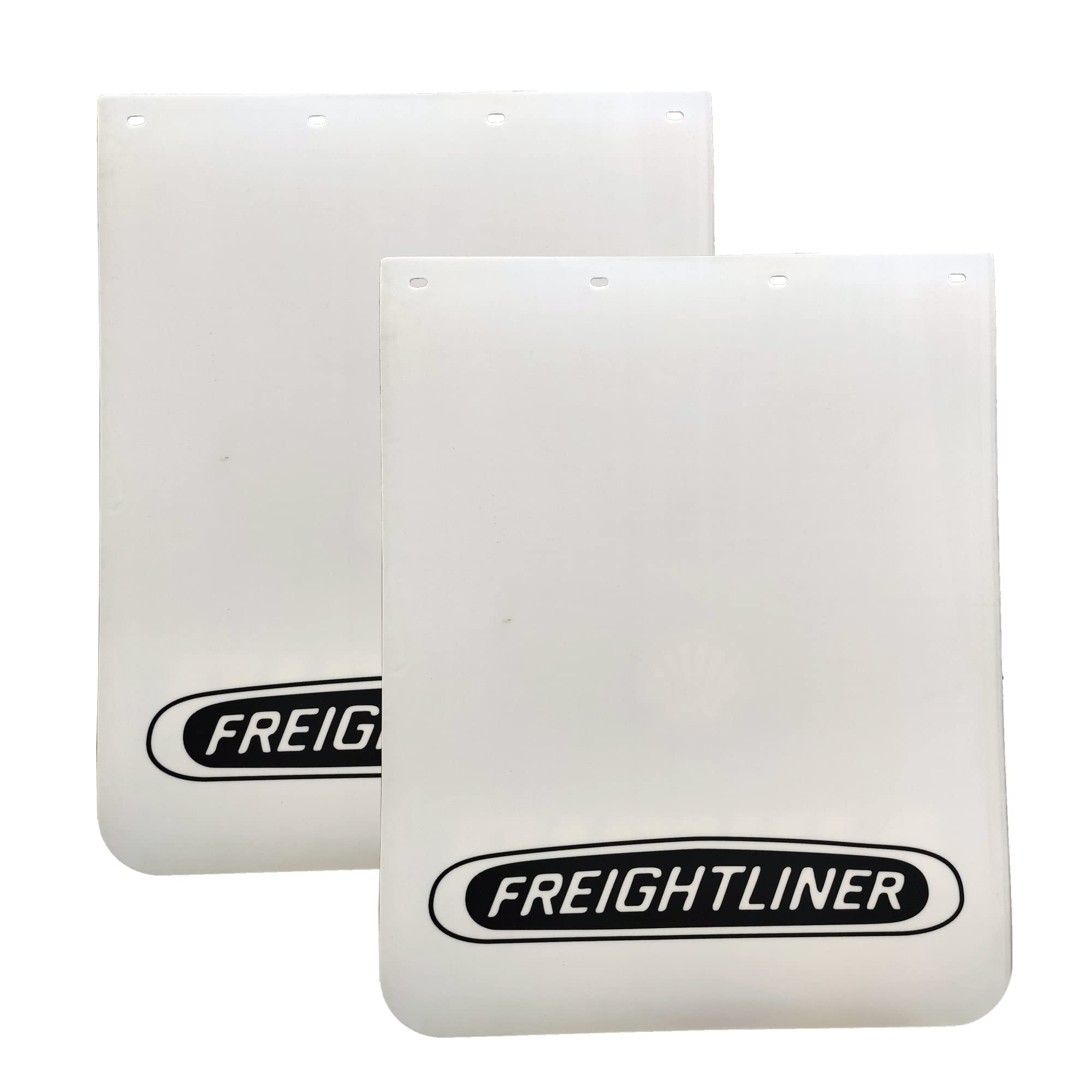 Amazon.com: Semi Truck Mud Flaps 24" x 30" White Freightliner Mudflaps ...