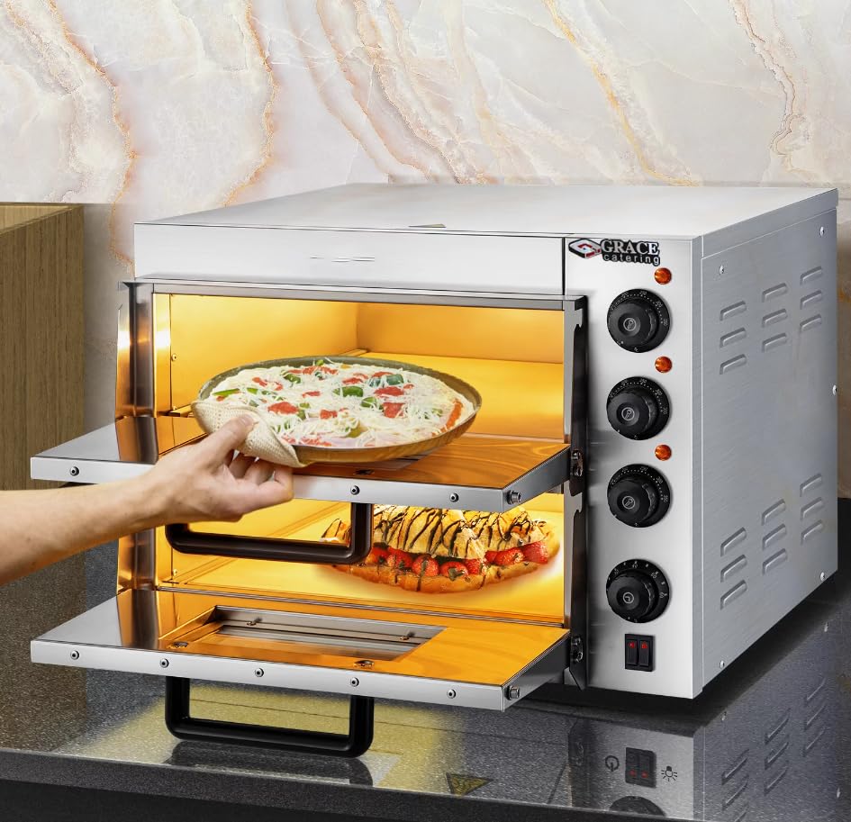Grace Commercial Electric Pizza Oven Single Deck And Double Deck ...