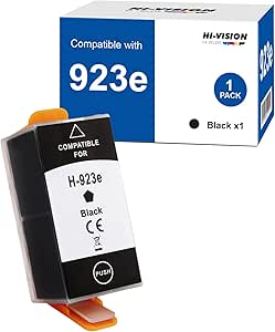 Amazon.com: HI-VISION HI-YIELDS Compatible Ink Cartridges Replacement for HP 923 923e to Use ...