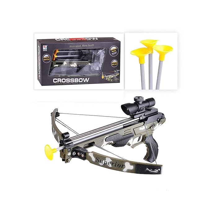 Buy IRIS Bow and Arrow Crossbow Toy Sniper and Soft Foam Bullet with ...