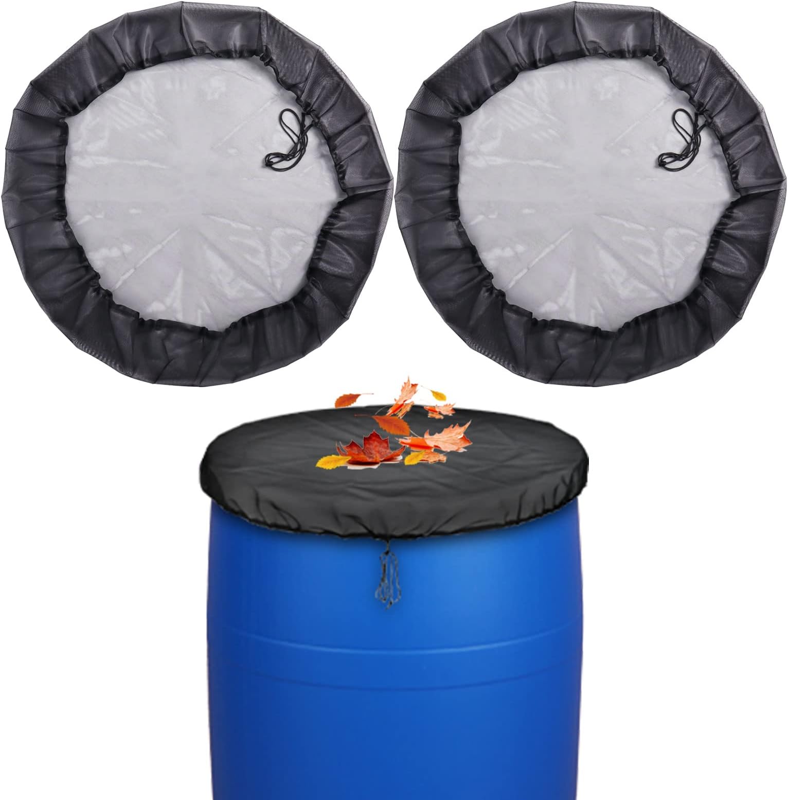 Amazon.com : 4 Pcs Mesh Cover for Rain Barrels - Rain Barrel Net Cover ...