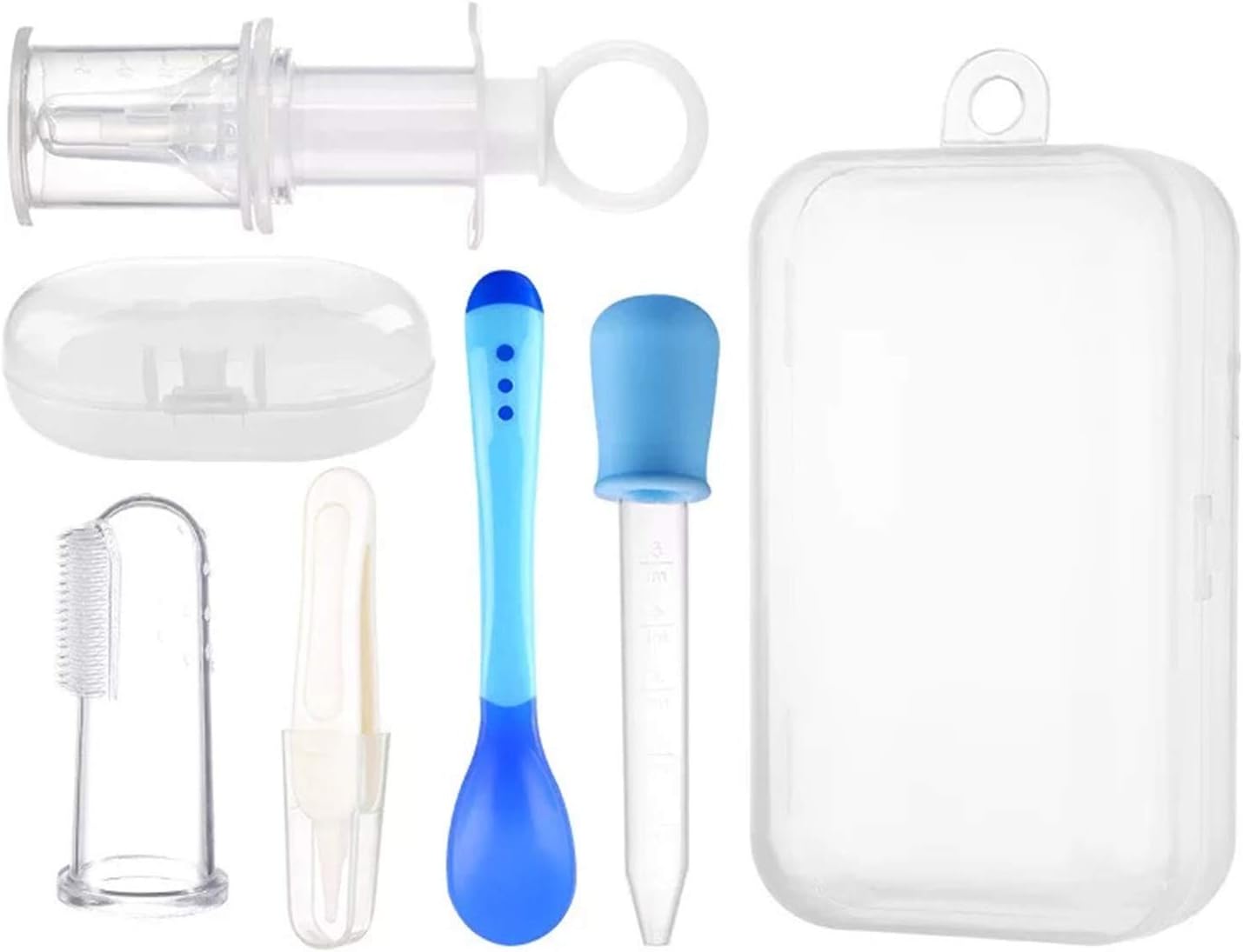 Baby Medicine Dispenser Set Infant Pacifier Needle Feeder Kit Liquid ...