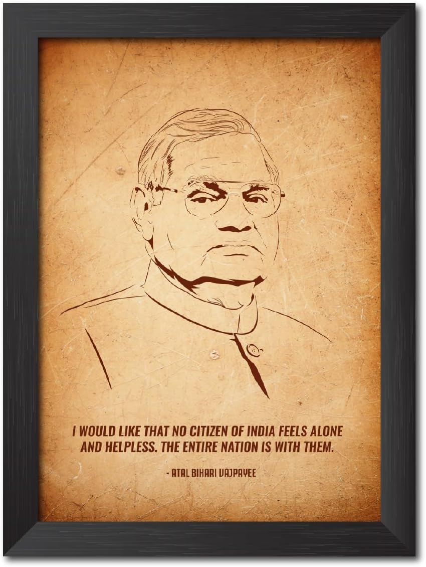inspire TA Atal Bihari Vajpayee Poster Freedom Fighters Poster ...