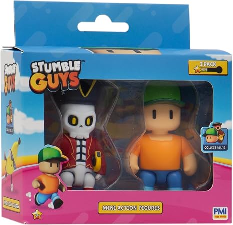 Amazon.com: STUMBLE GUYS S1 Mini Action Figures - 2 Pack VER.A : Toys ...