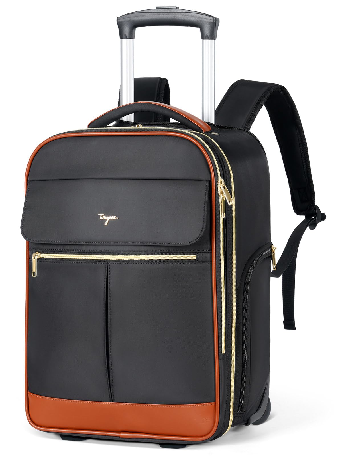 Amazon.com: Tonyeee Rolling Backpack for Women Men, Travel Backpack ...