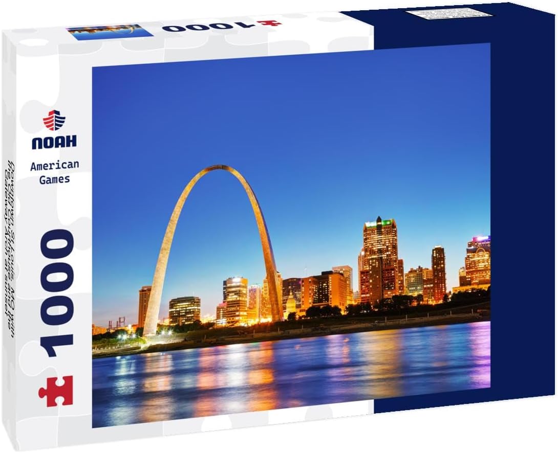 Amazon.com: Noah Jigsaw Puzzle Downtown St Louis, MO with The Old ...