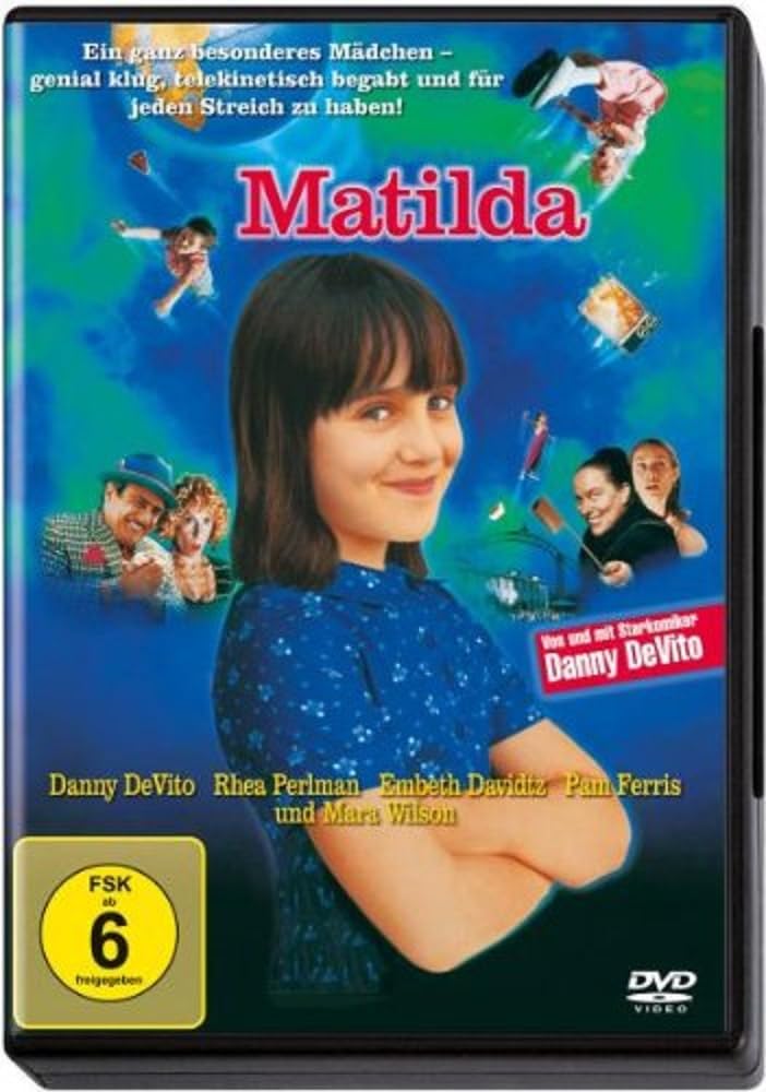 Matilda (DVD): Amazon.de: Dahl, Roald, DeVito, Danny, Perlman, Rhea ...