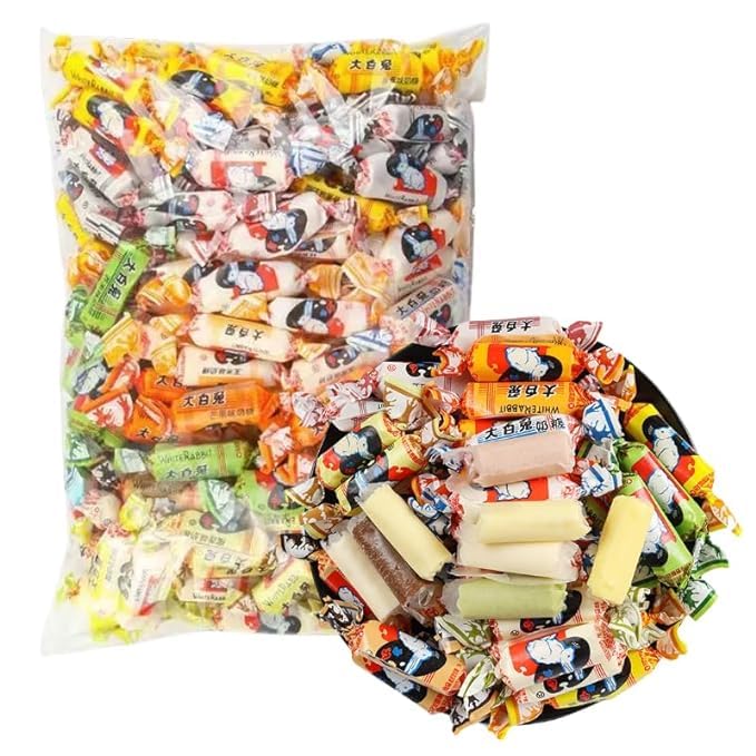 White Rabbit Toffee,Chinese Specialty Snacks,12 flavors Gummy Candy ...