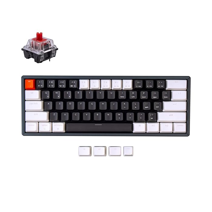 Buy Keychron K12 60% Layout Hot-swappable Bluetooth Wireless/USB Wired ...