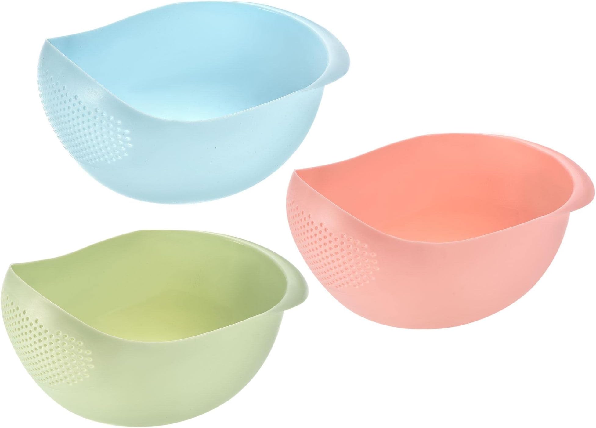 Amazon.com: Rice Sieve Plastic Colander Kitchen Drain Basket with ...
