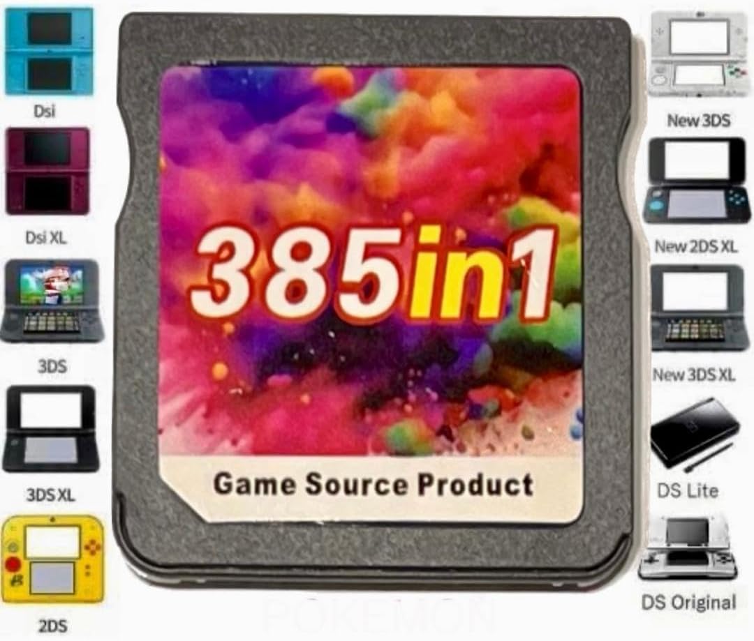 Amazon.com: SDHC 385 in 1 All in one Game Card Plug and Play Cartridge ...