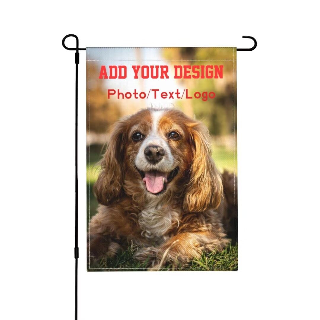 Amazon.com : Yunmaimy Custom Garden Flag For Outside Personalized ...