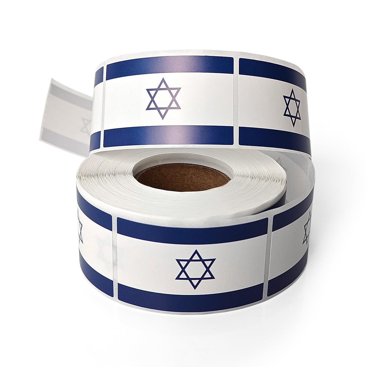 Amazon.com : Israel Flag Stickers Flag Labels - 1.25" X 2.125" 500 Per ...