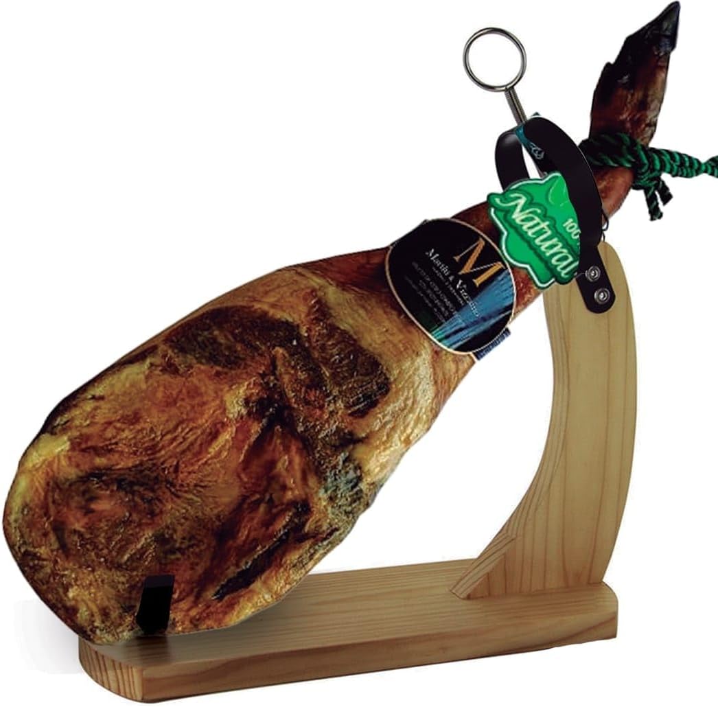 4-4.5 Kg Iberico Ham Shoulder Pata Negra 100% Natural with Stand Made ...