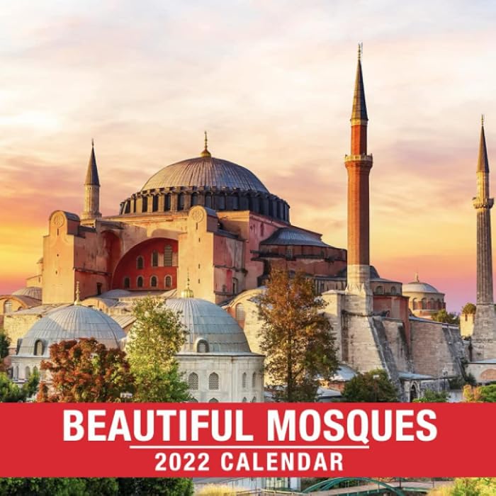 Buy European Beautiful Mosques Calendar 2022: Religional, European ...