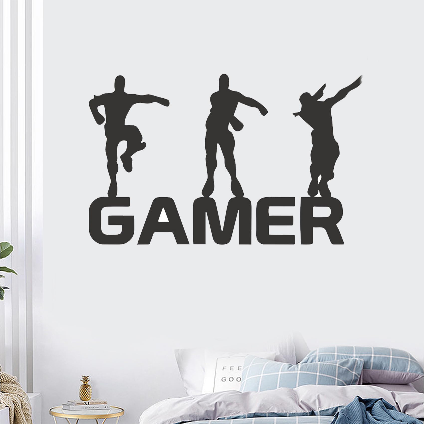Amazon.com: Game Wall Stickers Gaming Poster, Video Gamer Wall Decor ...