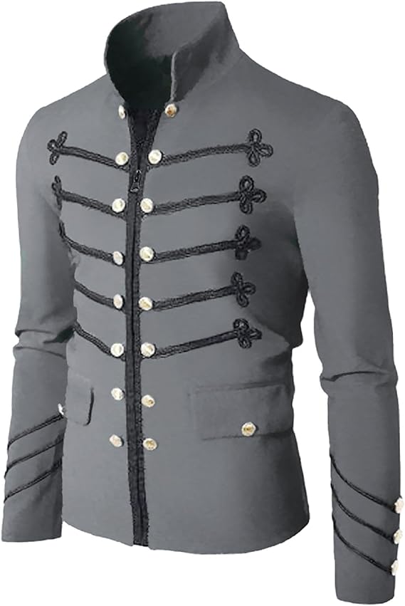 Costume Steampunk Uomo, Giacca Frac Uomo, Costume Gotico Uomo, Cappotto ...
