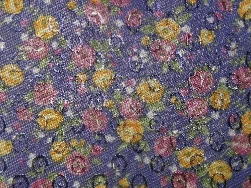 Amazon.com: Minerva Crafts Floral Weave Lurex Brocade Dress Fabric Blue ...