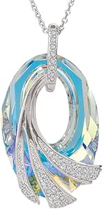 Amazon.com: The Shimmering Sea Crystal Pendant - #11218-0013 : Clothing ...