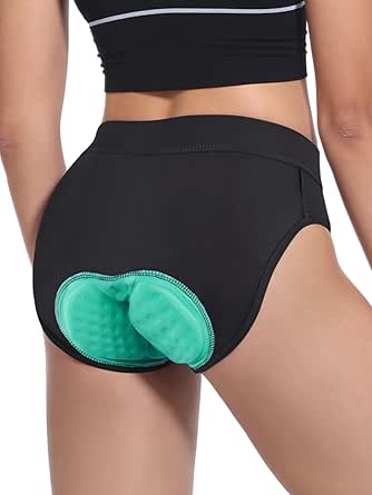 Amazon.com: BERGRISAR Women's 4D Padded Bike Shorts Cycling Underwear with Gel Padding Biking ...