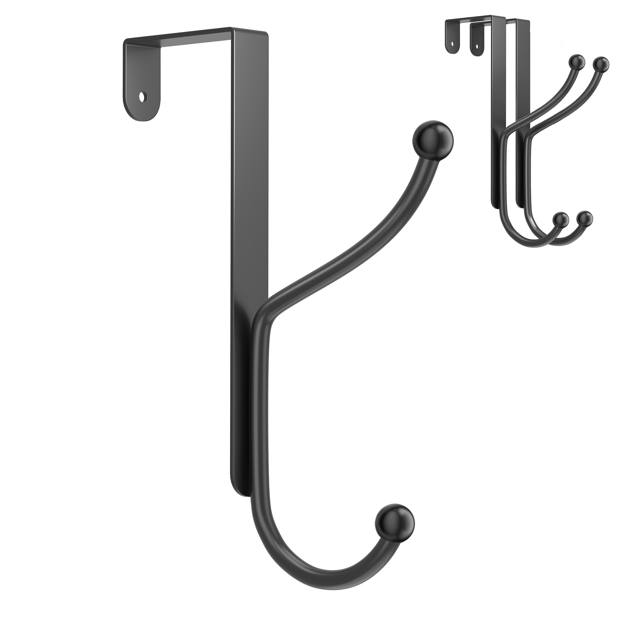 Amazon.com: niffgaff Over Door Hook 2-Pack - Heavy Duty Door Hook with ...
