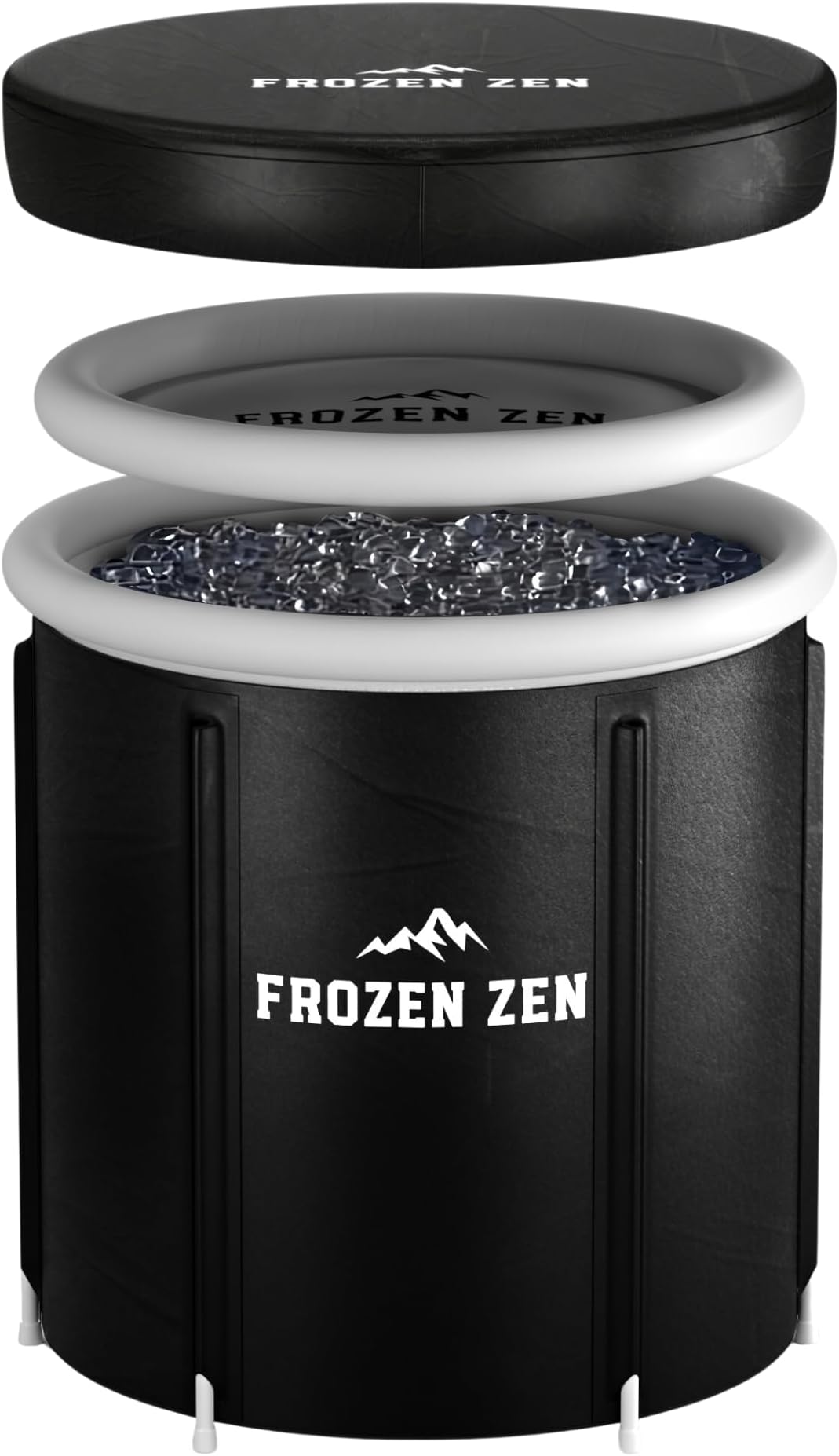 Ice Bath Tub for Athletes, 100 Gallons Cold Plunge Tub with Cover for ...
