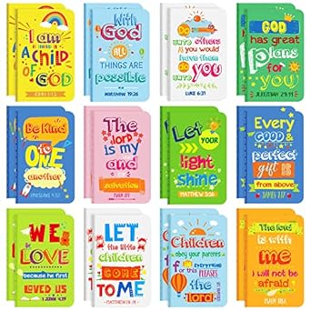 Gueevin 24 Pack Inspirational Notepads Mini Christian Motivational ...