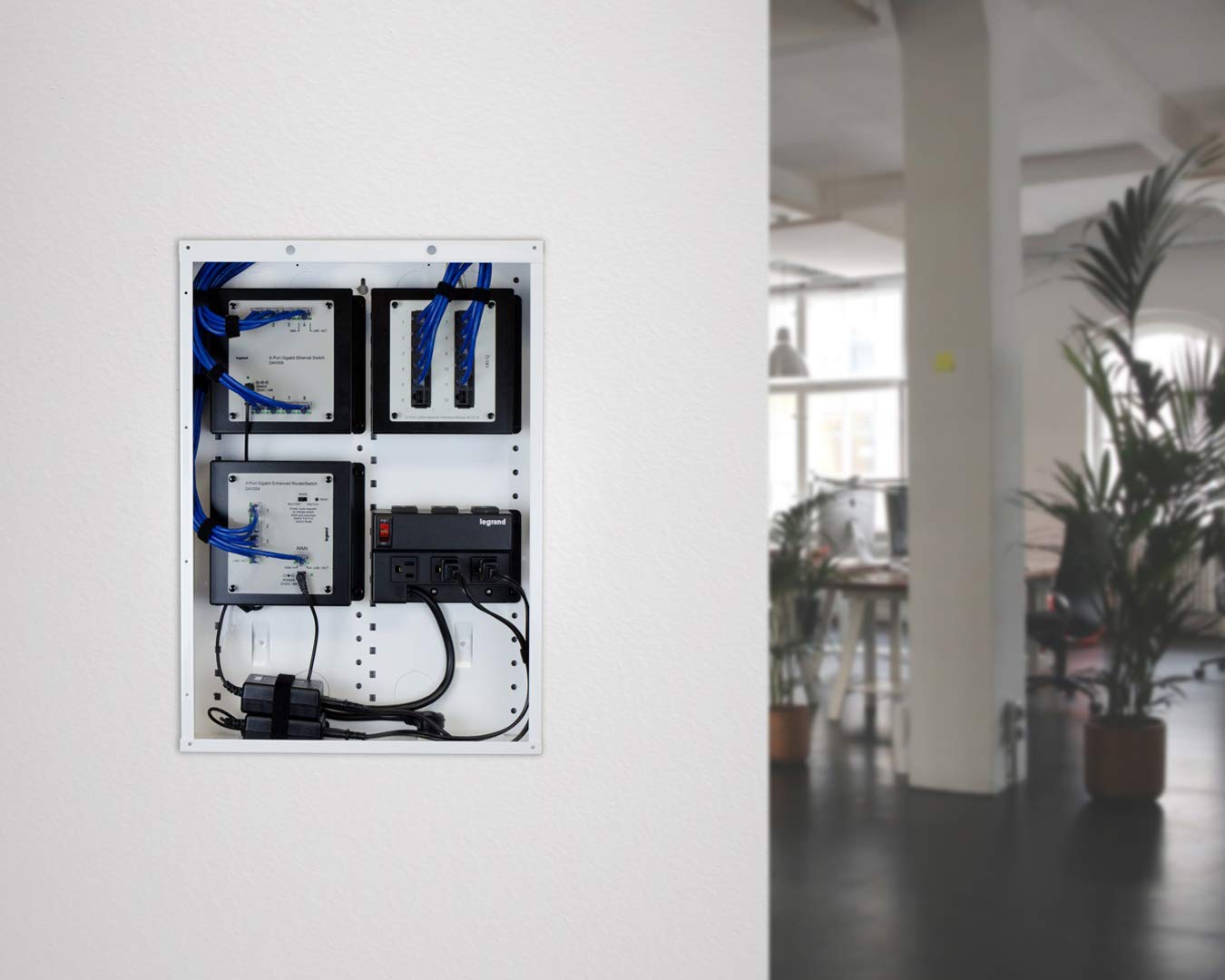 Buy Legrand - OnQ 8 Port Cat 5e Network Interface Module, RJ45 Network ...