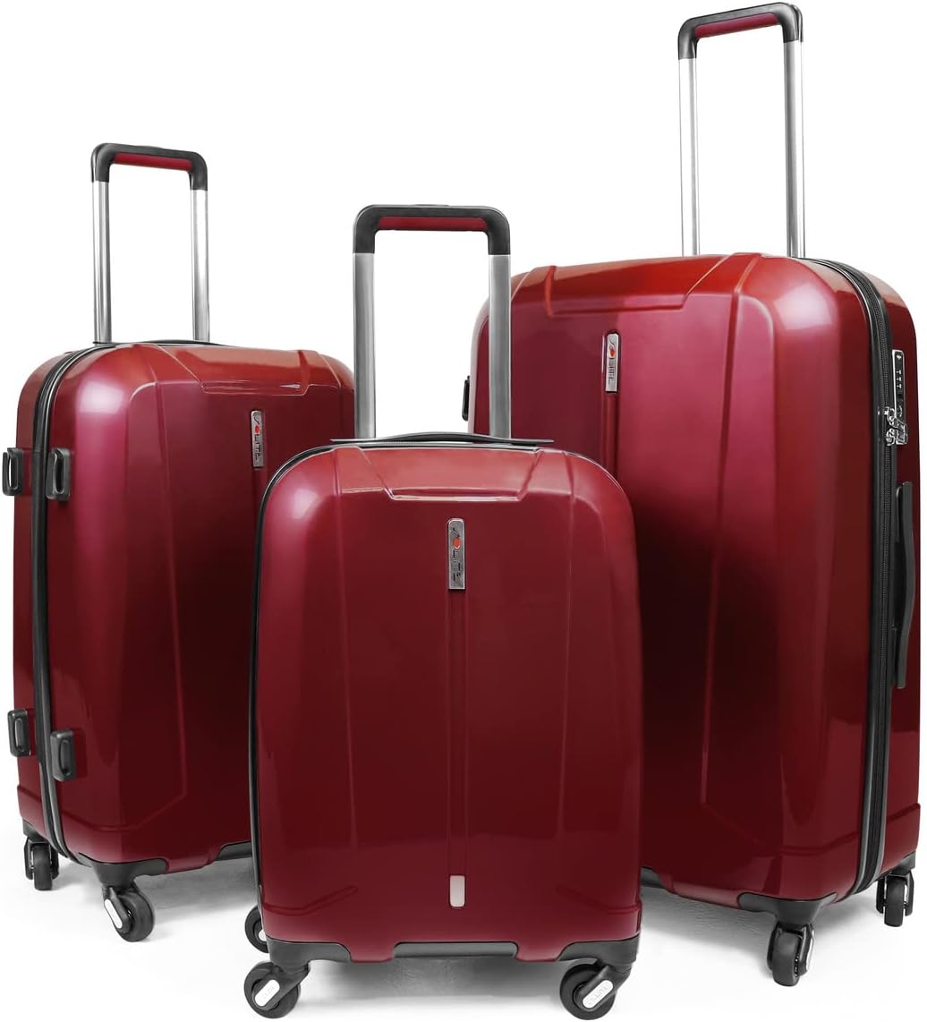 Amazon.com | CAPHAUS Hardside Expandable Luggage with Spinner Wheels, 3 ...