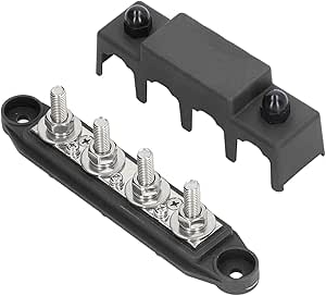 Stud Power Distribution Block, 4 Post 5/16in Stud Terminals Power ...