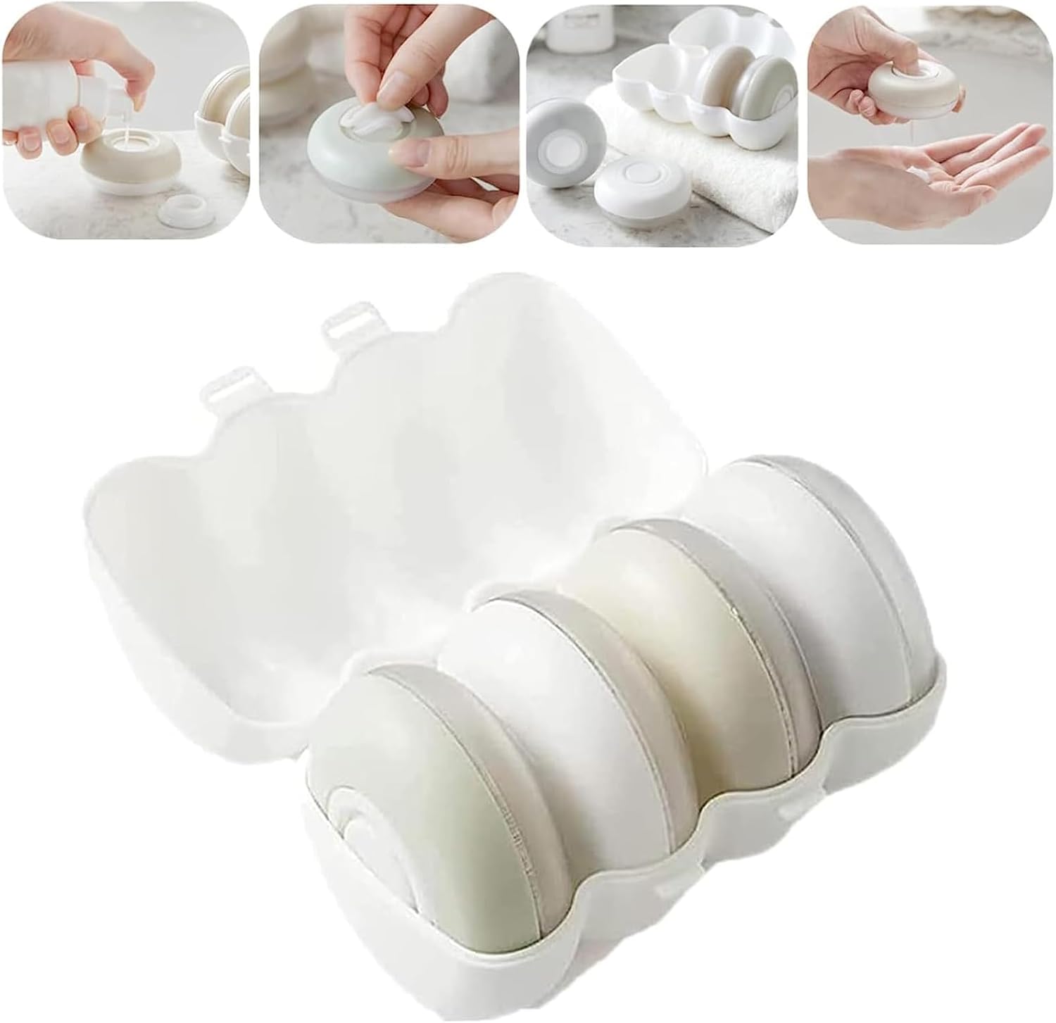 Amazon.com: Generic Small Toiletry Pucks, 4pcs/Set Travel Pods with ...