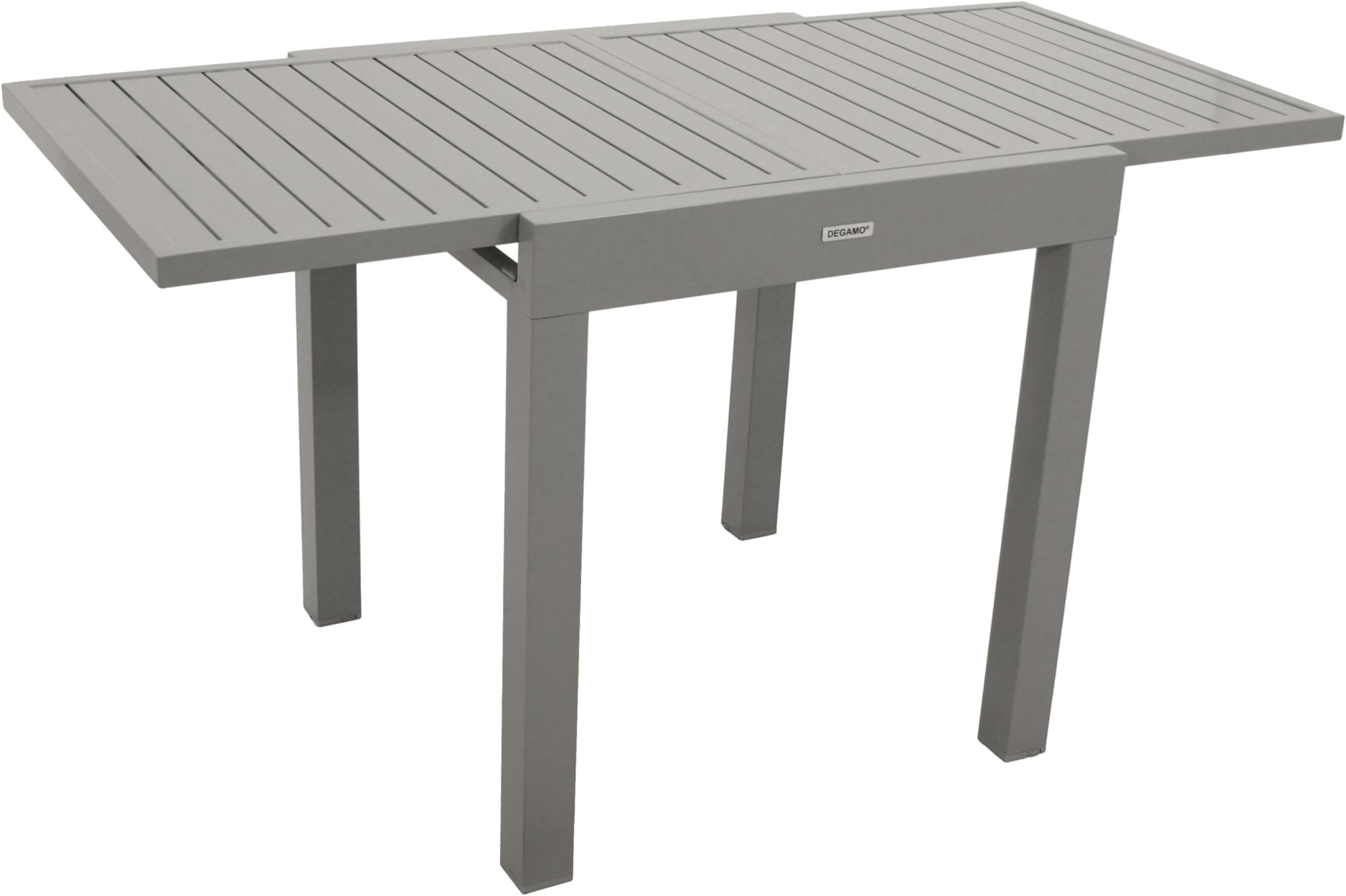 DEGAMO Balkontisch Ausziehtisch Tirana 70/140x70cm, Aluminium ...