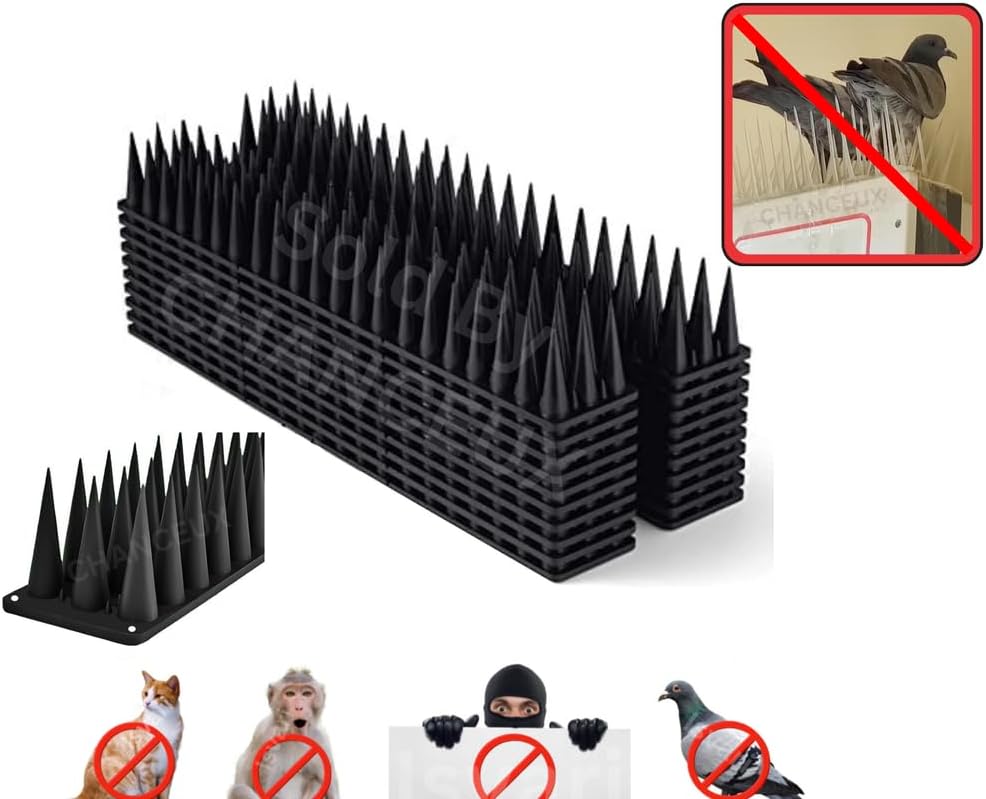 ISVARI Anti Bird Plastic Spikes White (5 pcs Set) for AC Balcony ...