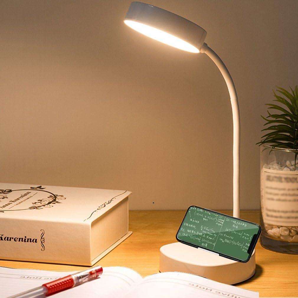 Buy AL-AFANDI Rechargeable 3 Colour Light LED Desk Lamp With Touch ...