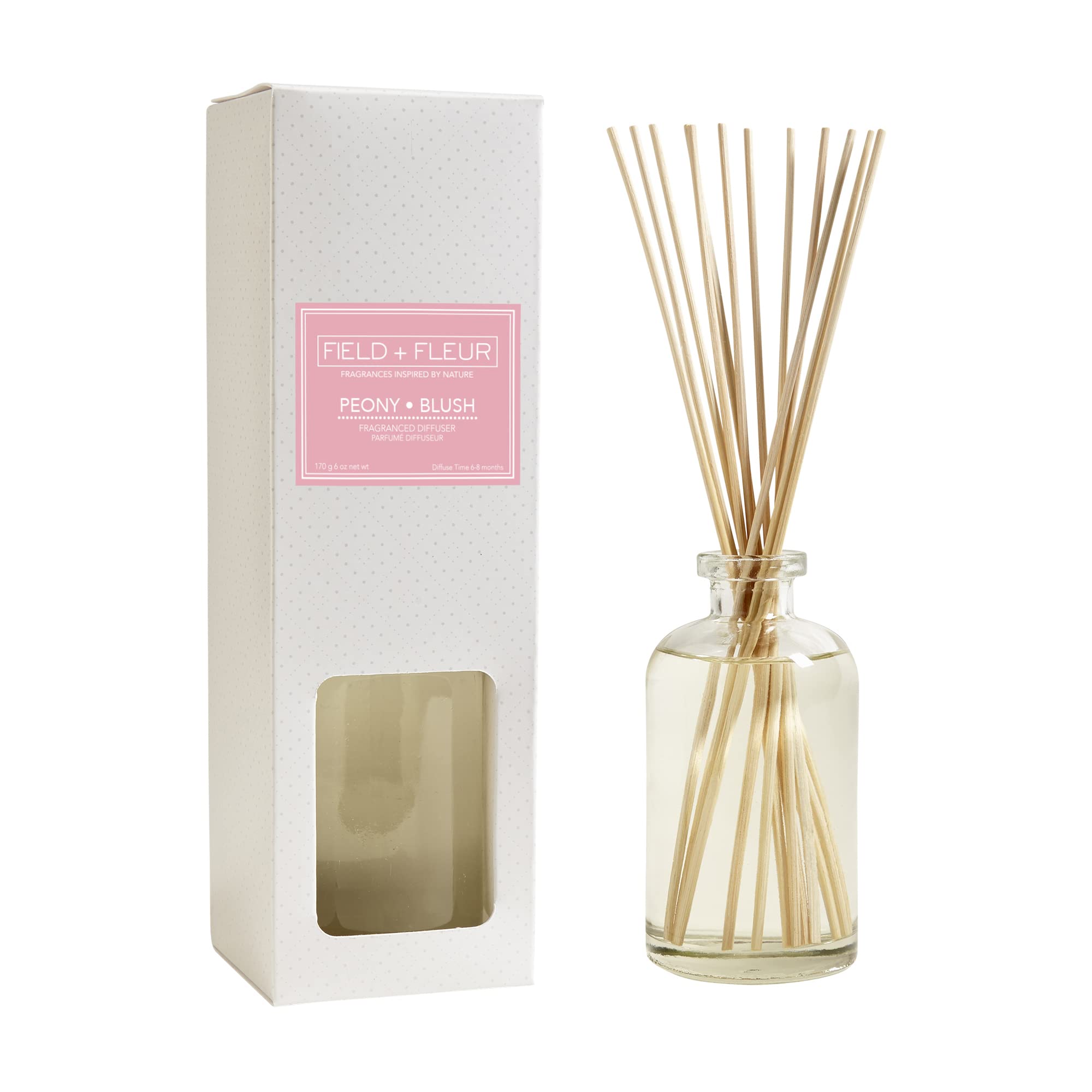 Amazon.com: Field + Fleur by Hillhouse Naturals Reed Diffuser - Scented ...