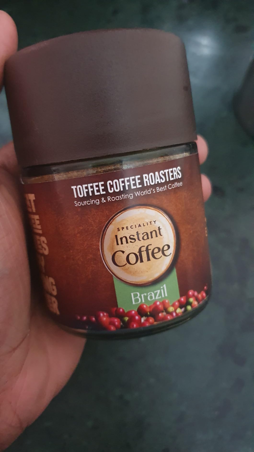 Toffee Coffee Roasters Instant Coffee 100 Gm, Brazil Instant Coffee ...