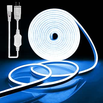 Amazon.com: COSCOOA 66FT/20M LED Rope Lights Outdoor, AC110-120V ...