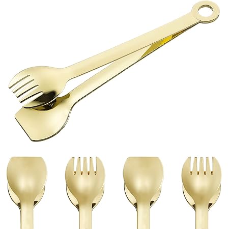 Amazon.com: Mini Appetizer Tongs Stainless Steel Set of 4, MSY BIGSUNNY ...