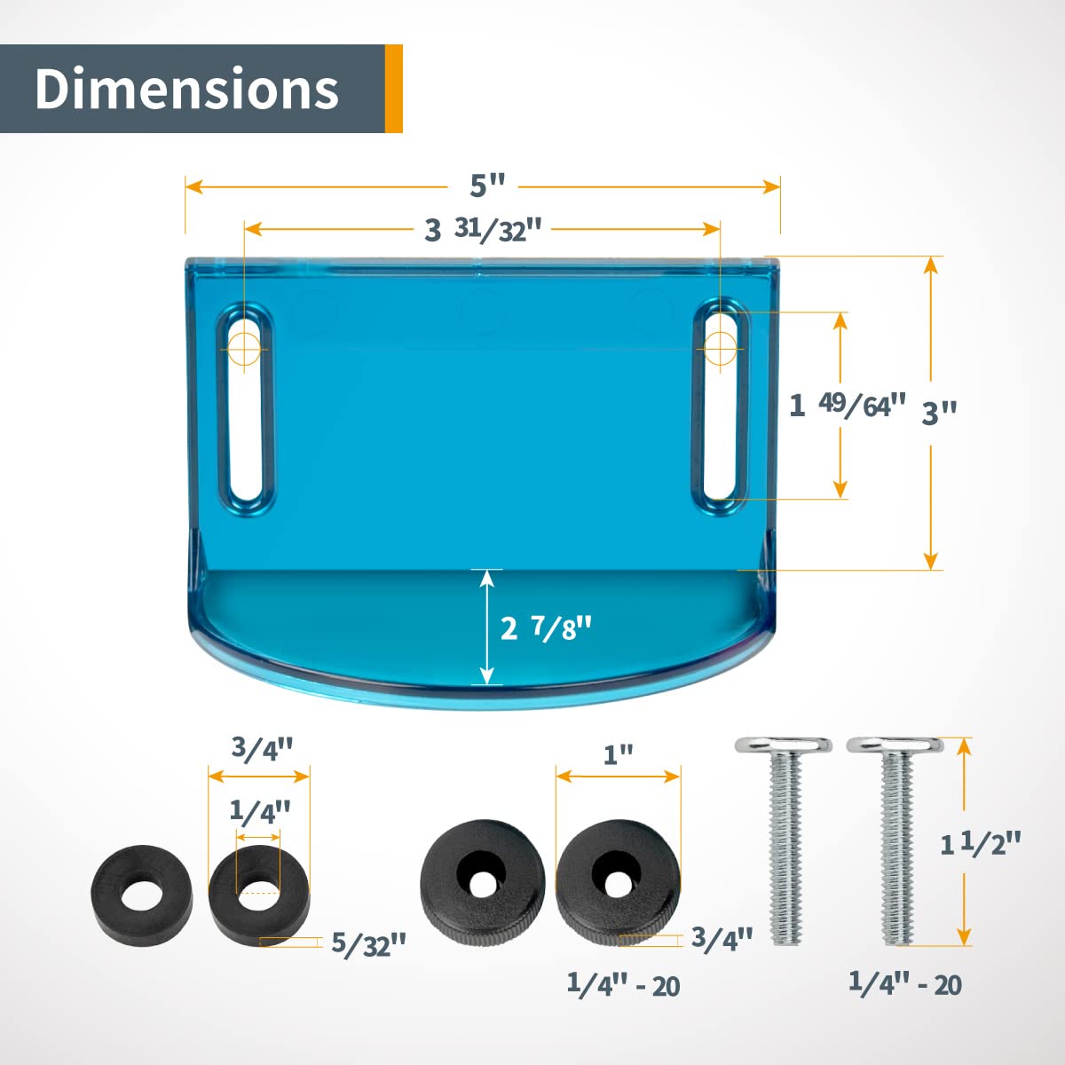 POWERTEC 71733 Full Size Router Bit Guard Kit with Router Table Dust ...