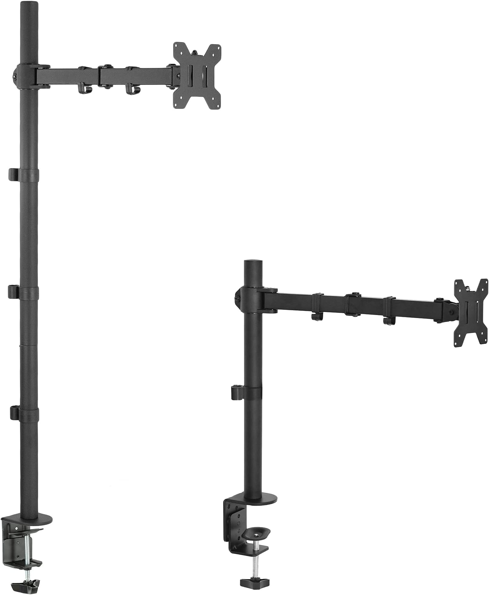 Amazon.com: VIVO Single Regular and Extra Tall 13 to 27 inch LCD ...