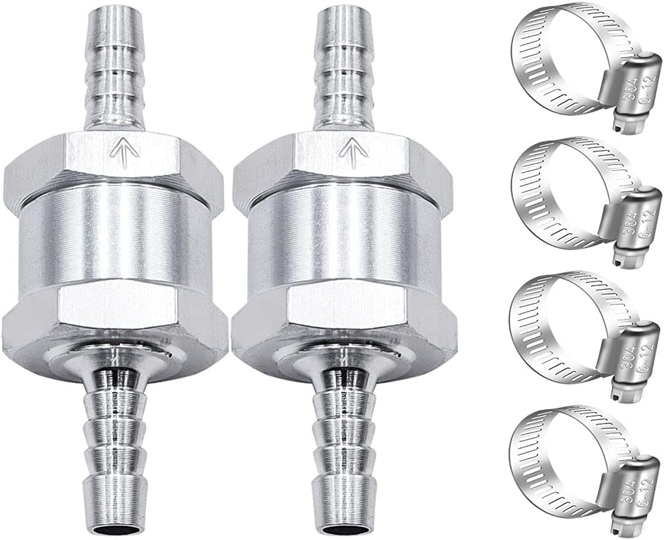 Amazon.com: 1/4 Fuel Oil Check Valve Non-Return One Way Petrol Diesel ...