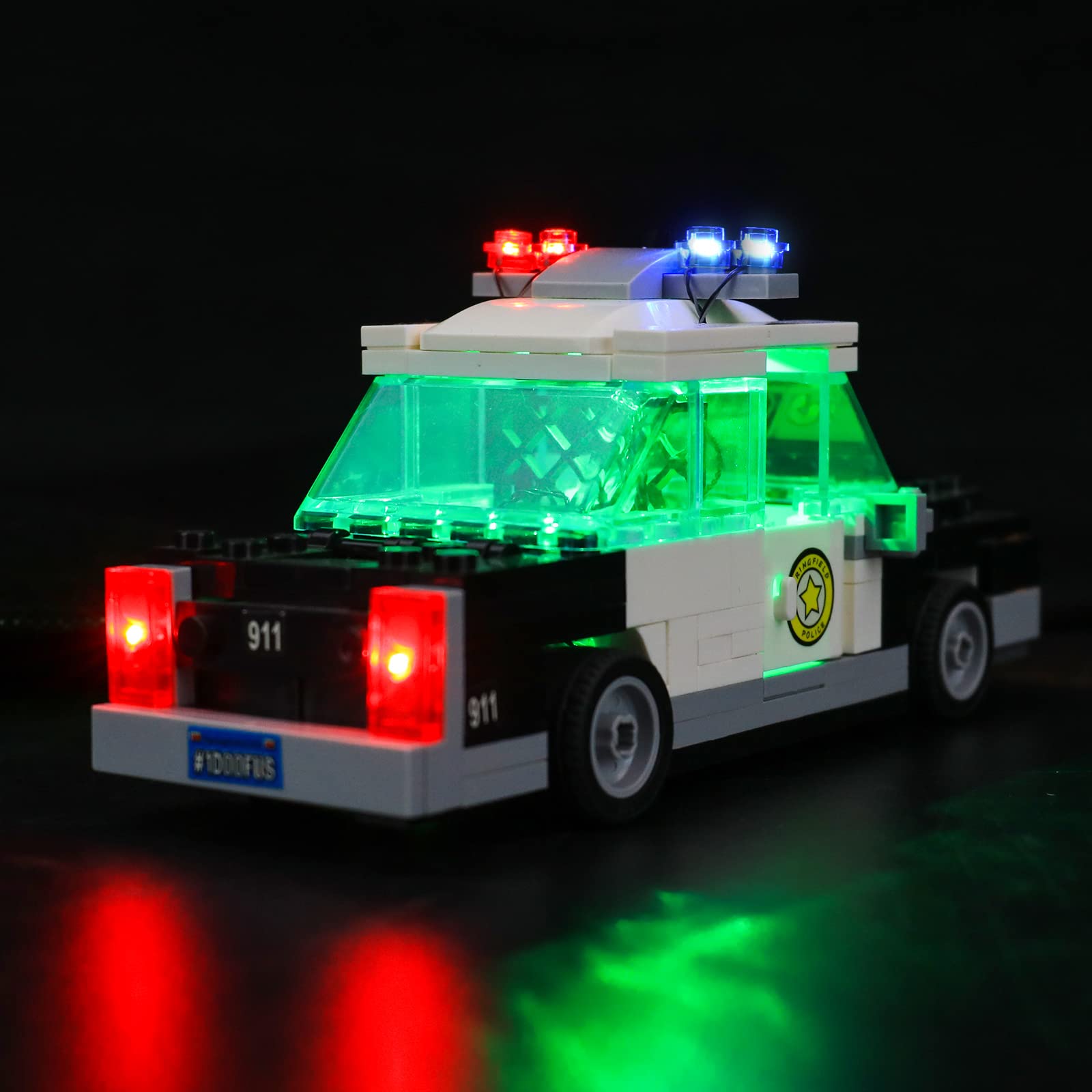 Custom Lego Police Car Lights